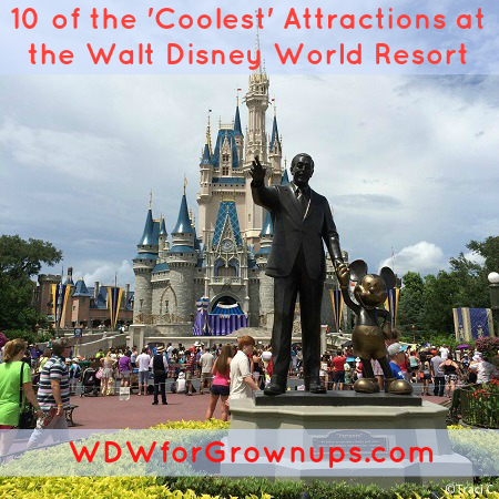 Top 10 "Coolest" Attractions at the Walt Disney World Resort